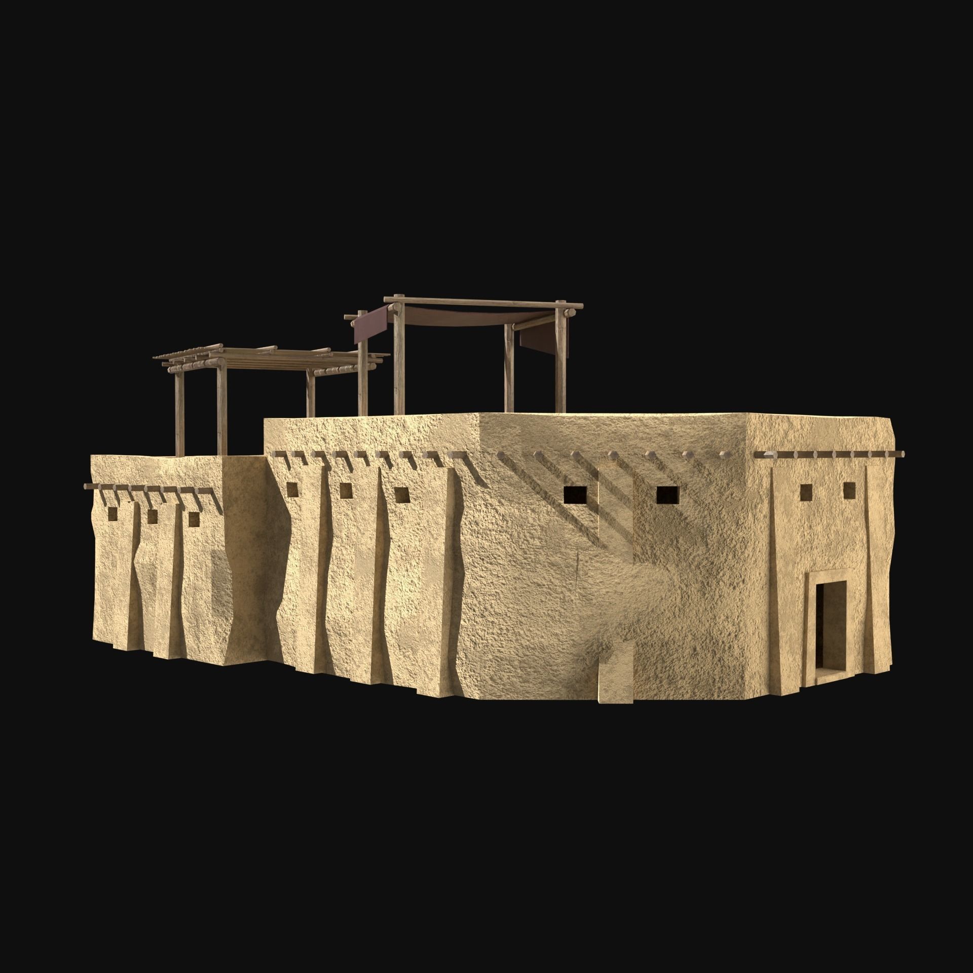 3D model ARAB DESERT ANCIENT EGYPT TURKEY SUMER BABYLON HOUSE ...