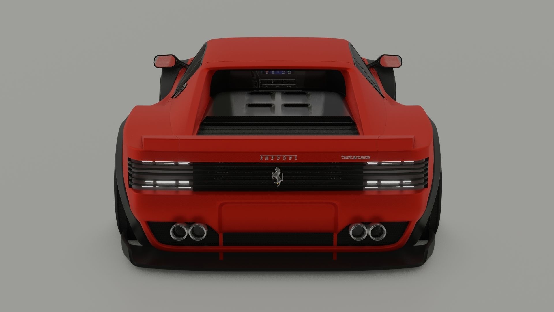 Ferrari Testarossa Widebody Kit 3D model | CGTrader