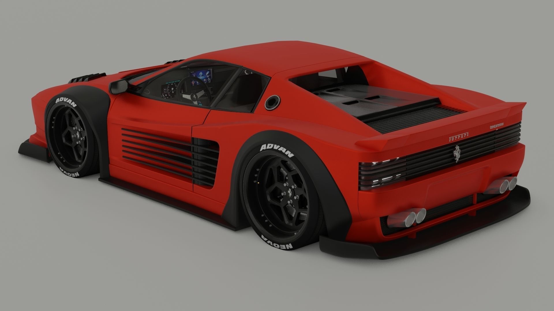 Ferrari Testarossa Widebody Kit 3D model | CGTrader