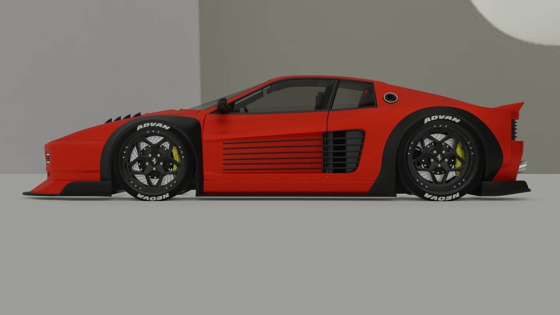 Ferrari Testarossa Widebody Kit 3D model | CGTrader