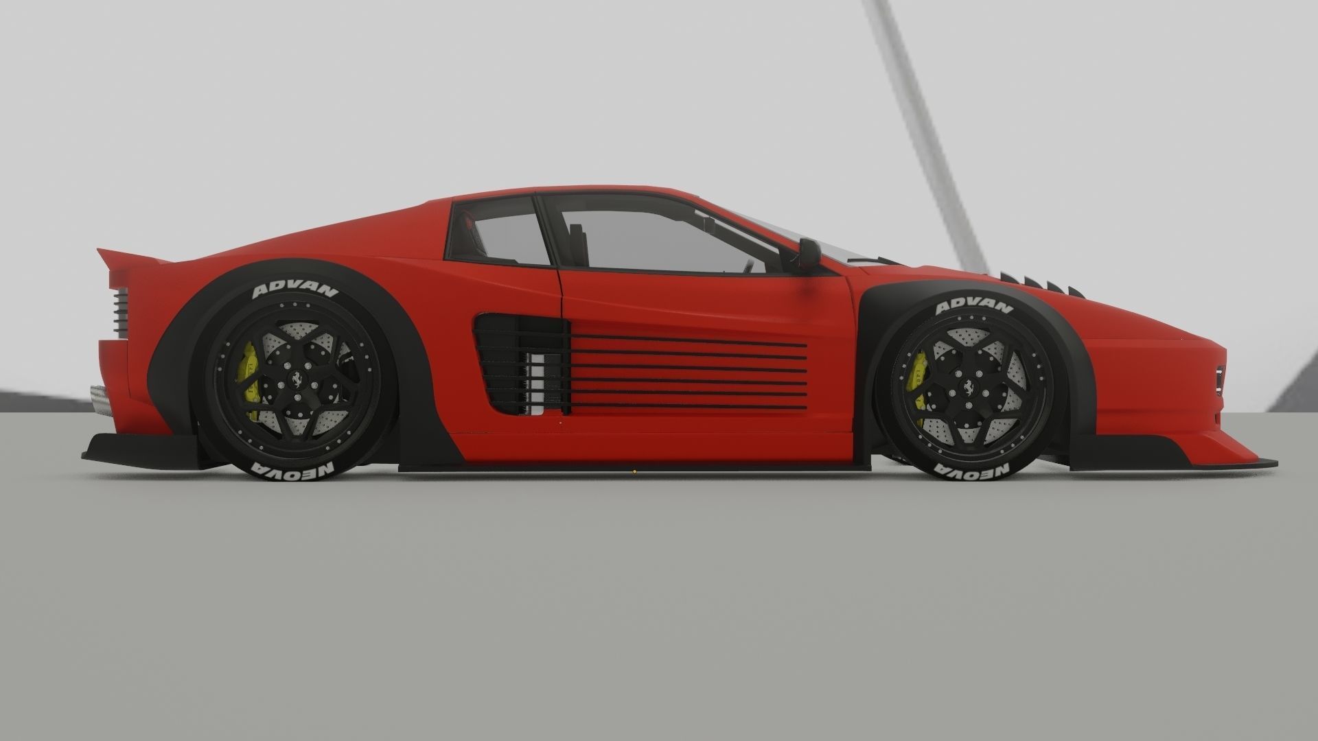 Ferrari Testarossa Widebody Kit 3D model | CGTrader