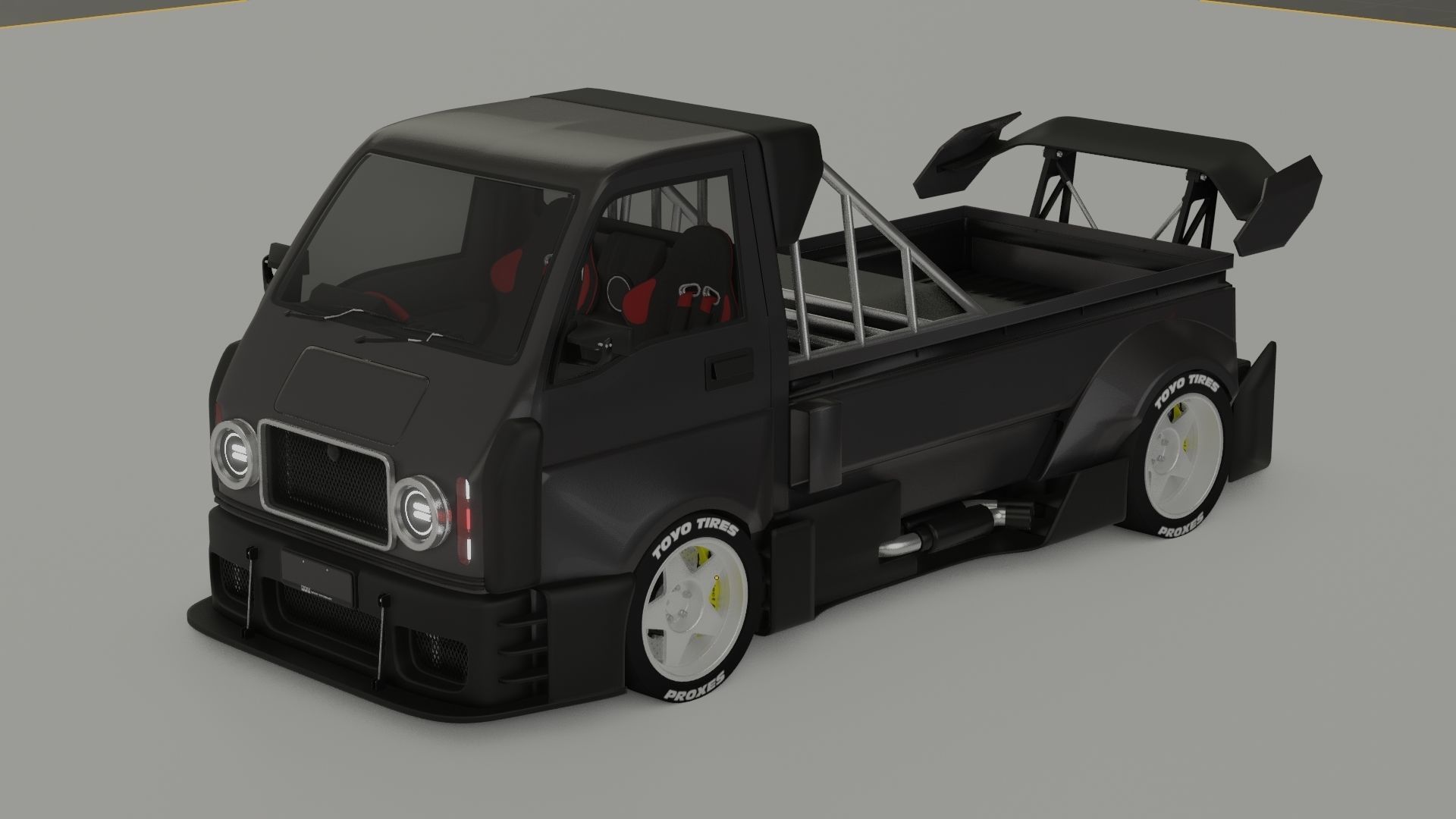 Suzuki Carry V10 Widebody Kit 3D model | CGTrader