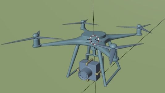 Drone 3d model free 3D model rigged | CGTrader