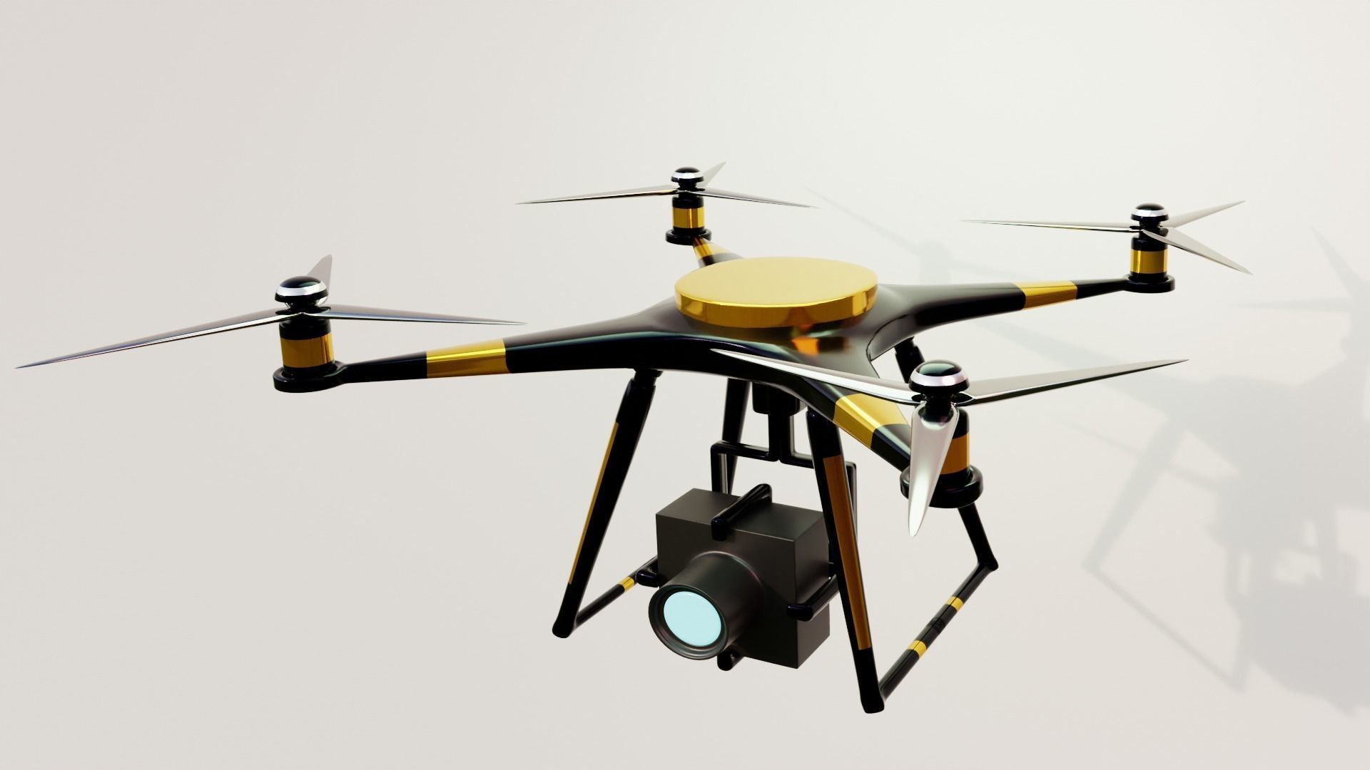 Drone 3d model free 3D model rigged | CGTrader