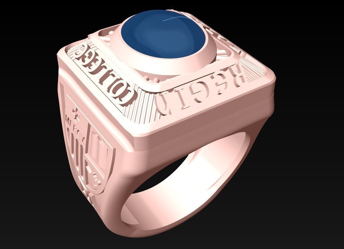 Oval Ring - Villa Rings - N6910 3D model 3D printable | CGTrader