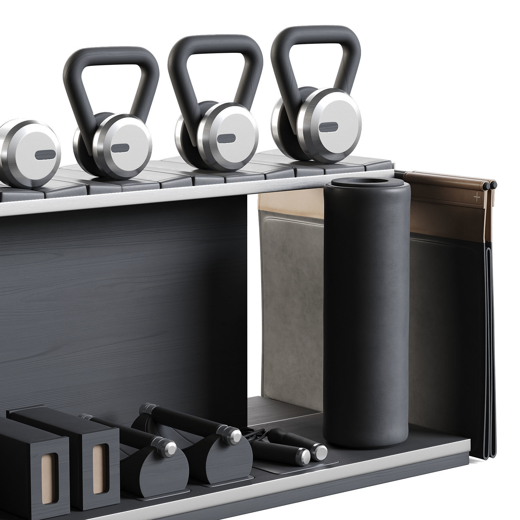 Pent COMBO SET WITH GYM EQUIPMENT 3D model | CGTrader