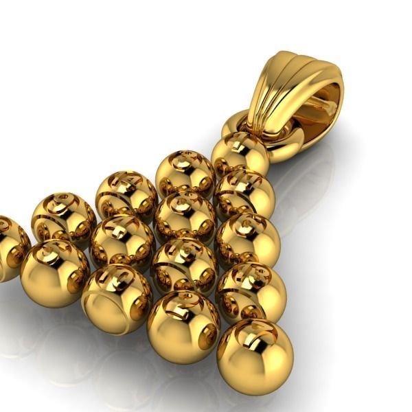 8 Eight Ball Pool Billiards Pendant Necklace 3D model 3D printable | CGTrader