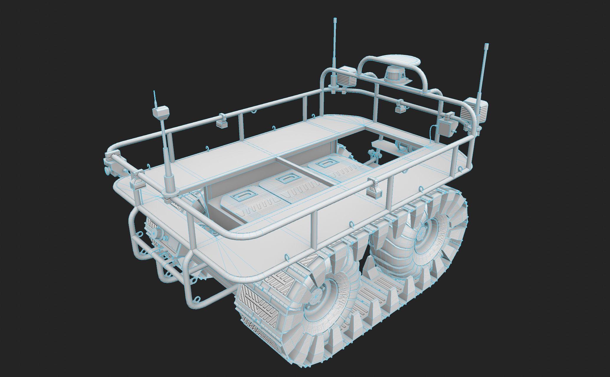 3D model Probot UVG unmanned ground vehicle VR / AR / low-poly | CGTrader