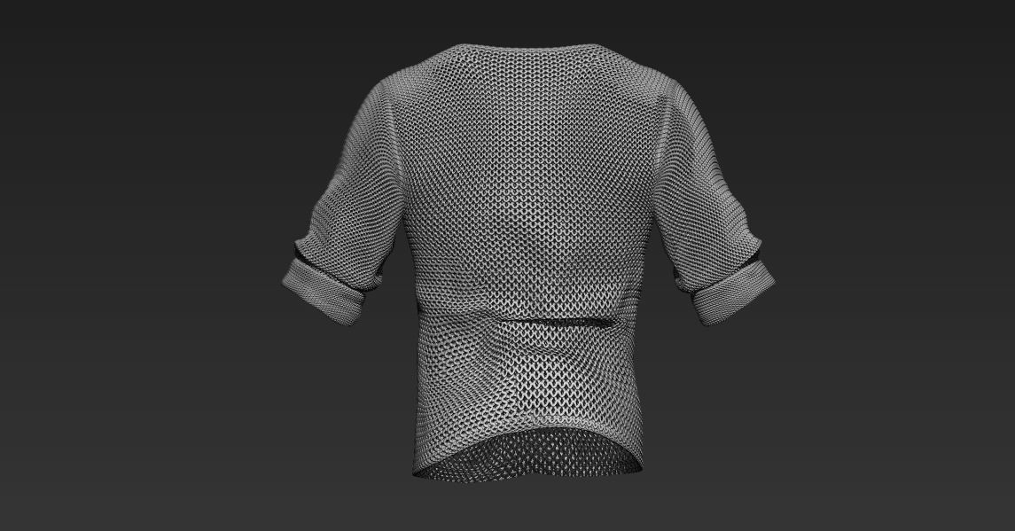 chain mail shirt 3D model | CGTrader