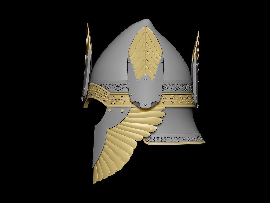 Isildur Helmet LOTR 3d digital download 3D model 3D printable | CGTrader