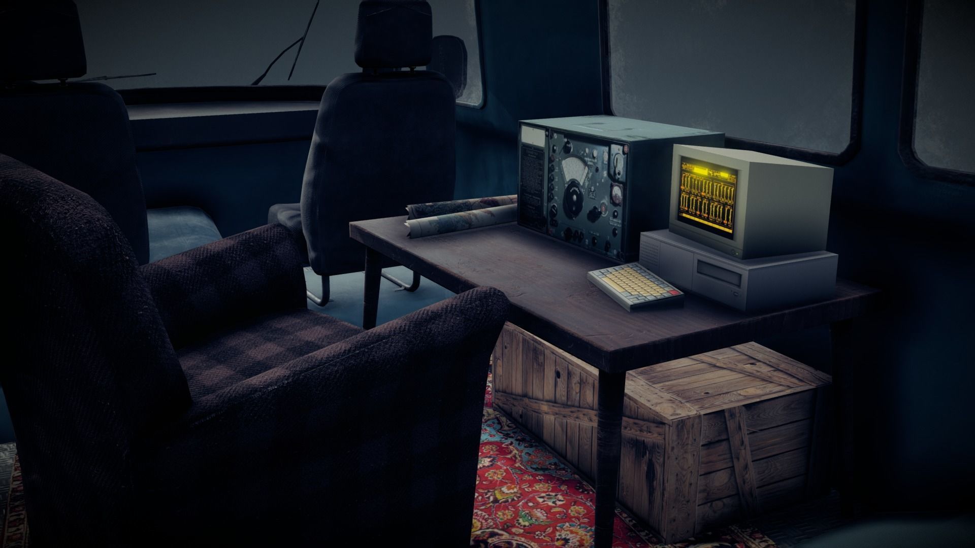 Buchanka Snow Glider free VR / AR / low-poly 3D model | CGTrader