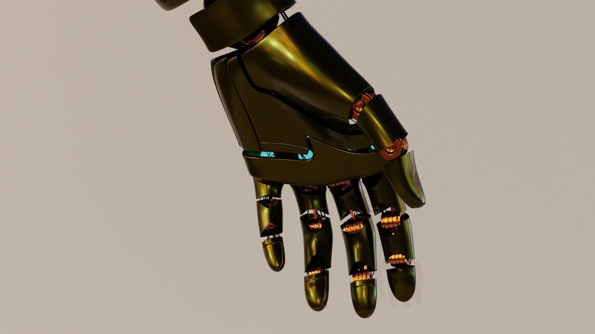 cyber arm 3D model | CGTrader