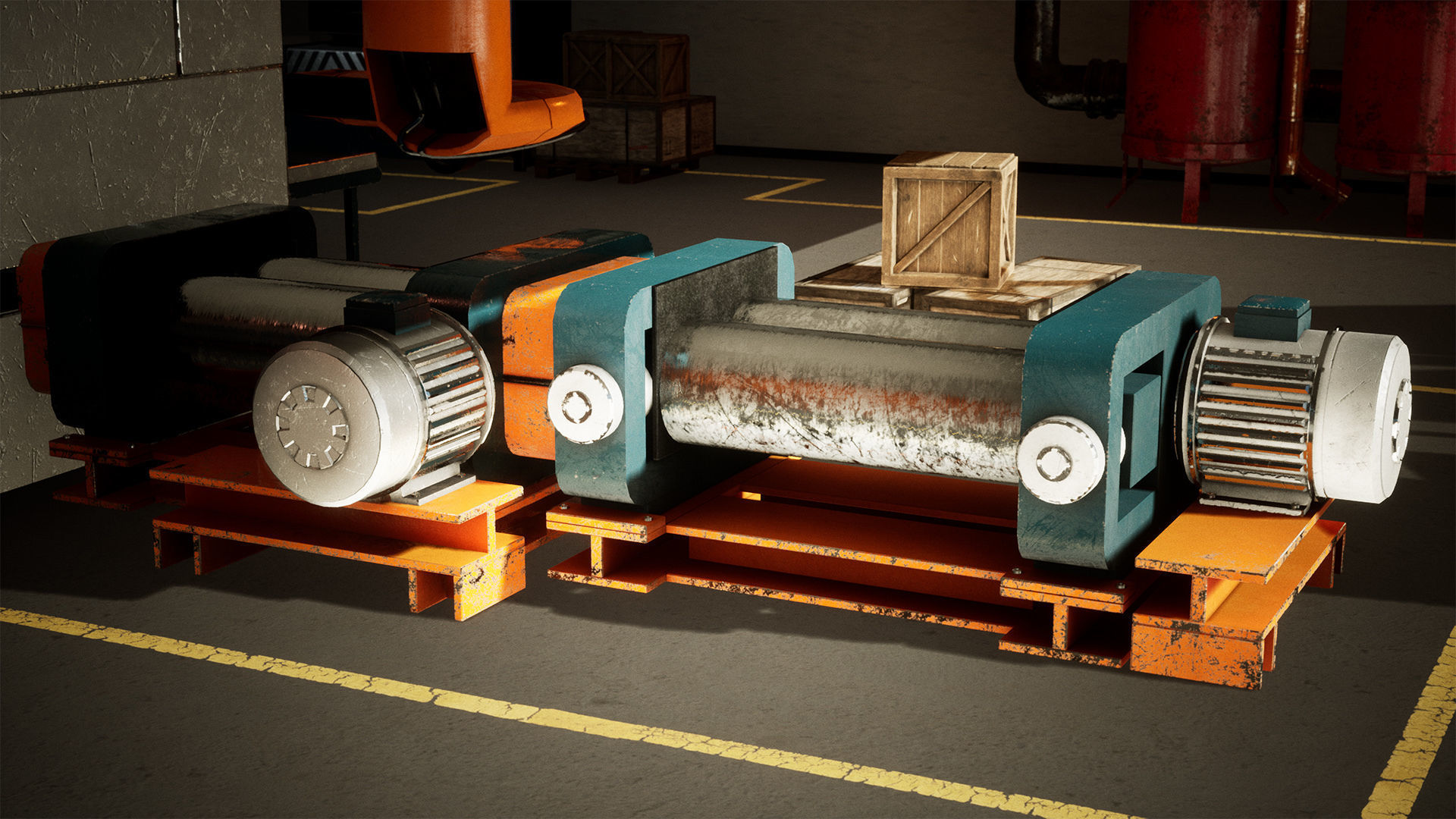 3D model Industrial Machinery 20 Assets VR / AR / low-poly | CGTrader