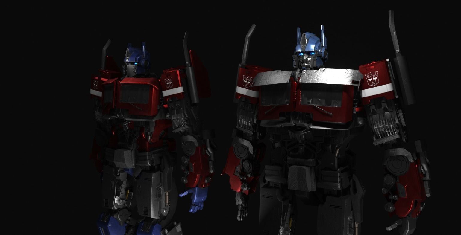 Optimus Prime Knightverse Bundle 3D model rigged | CGTrader
