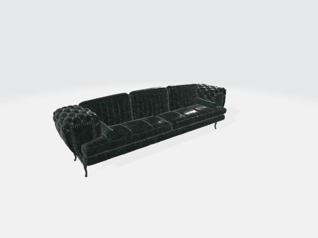 Luxury Leather Couch Sofa Fancy Chair 3D model | CGTrader