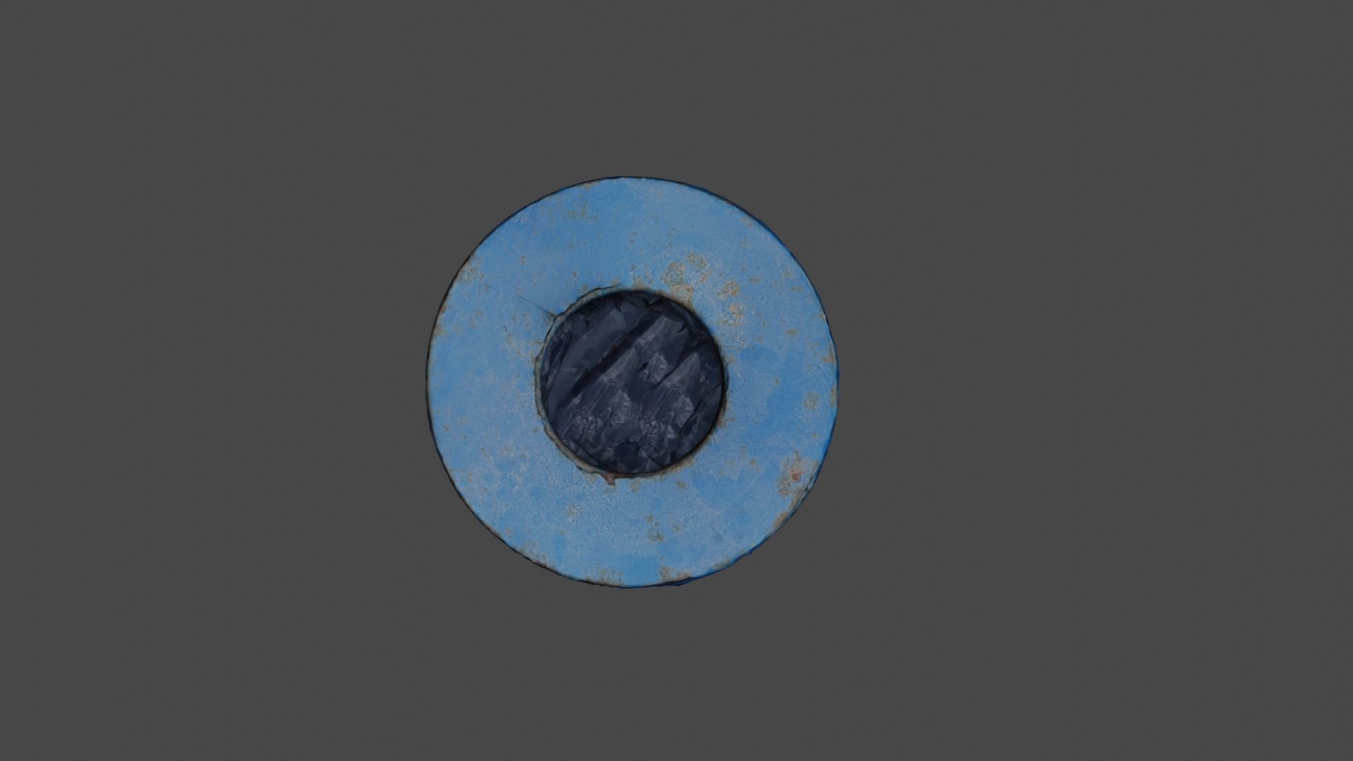 Rusty Recycle Trash Can Bin 3D model | CGTrader