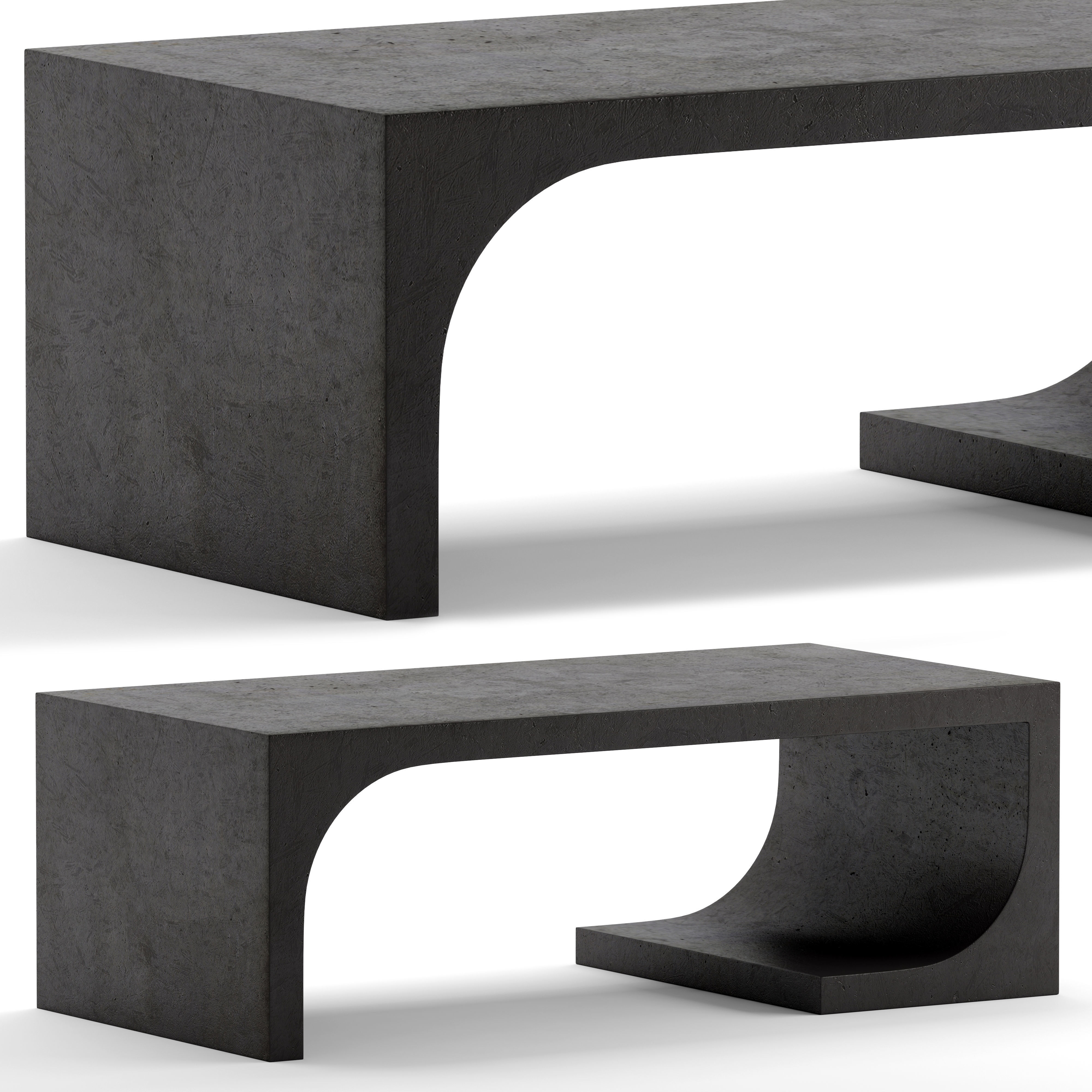 Slope coffee table 3D model | CGTrader