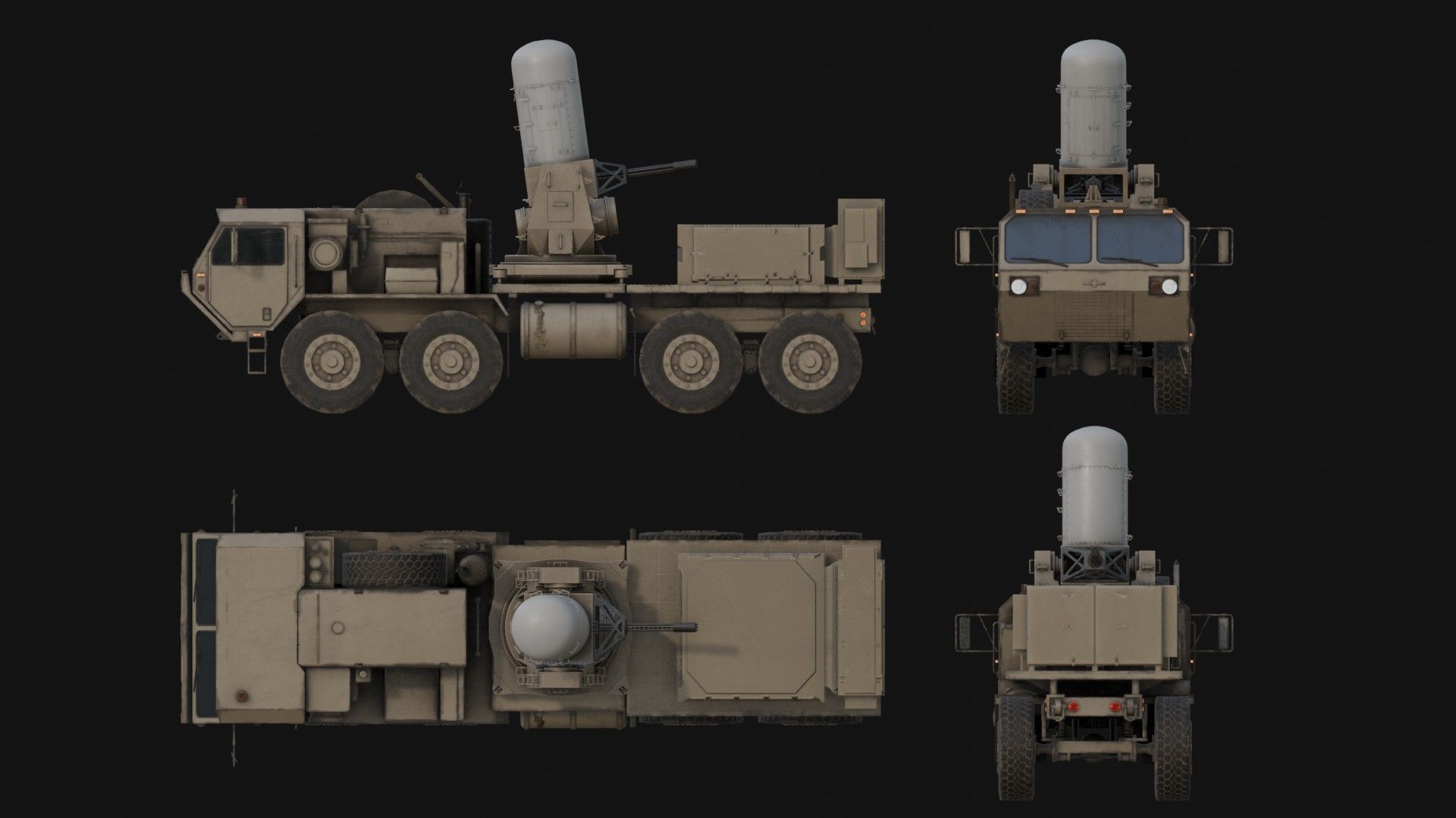 3D model Centurion C-RAM mounted on HEMTT VR / AR / low-poly | CGTrader