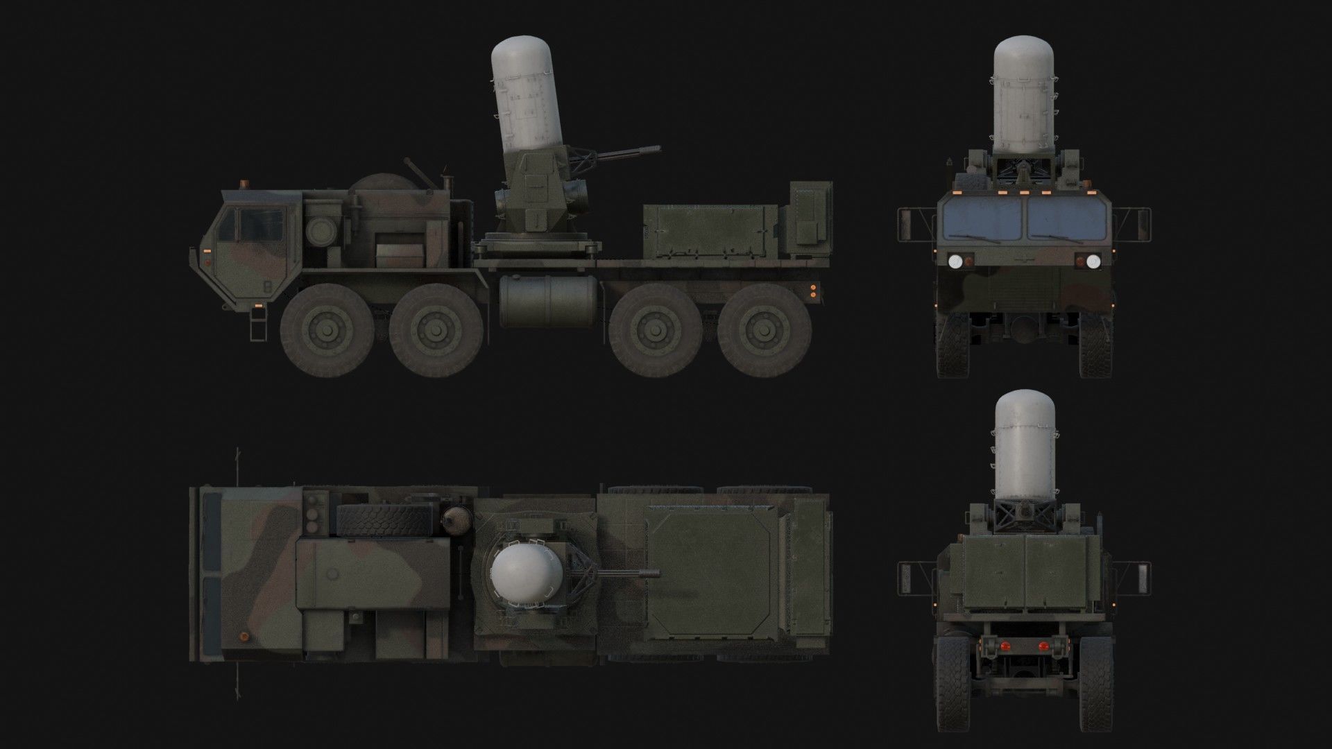 3D model Centurion C-RAM mounted on HEMTT VR / AR / low-poly | CGTrader