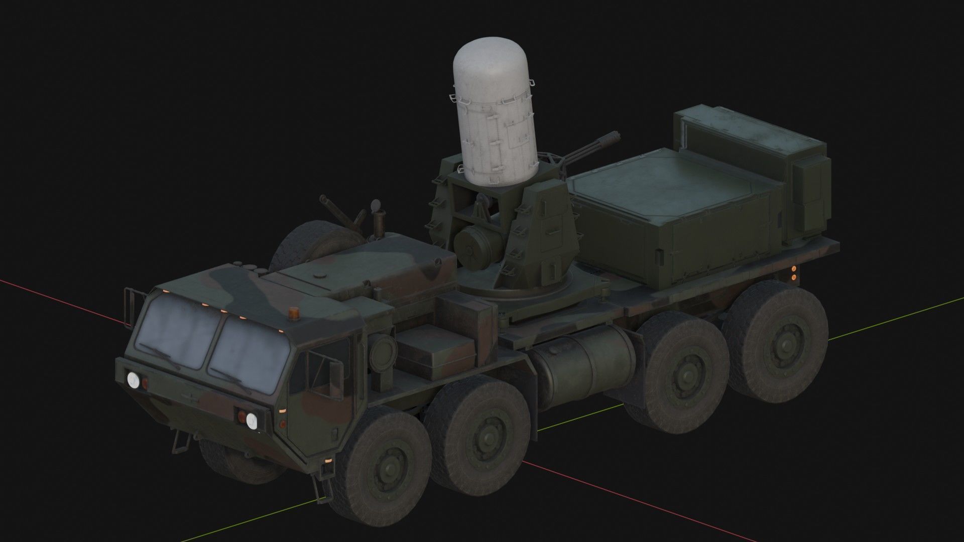 3D model Centurion C-RAM mounted on HEMTT VR / AR / low-poly | CGTrader