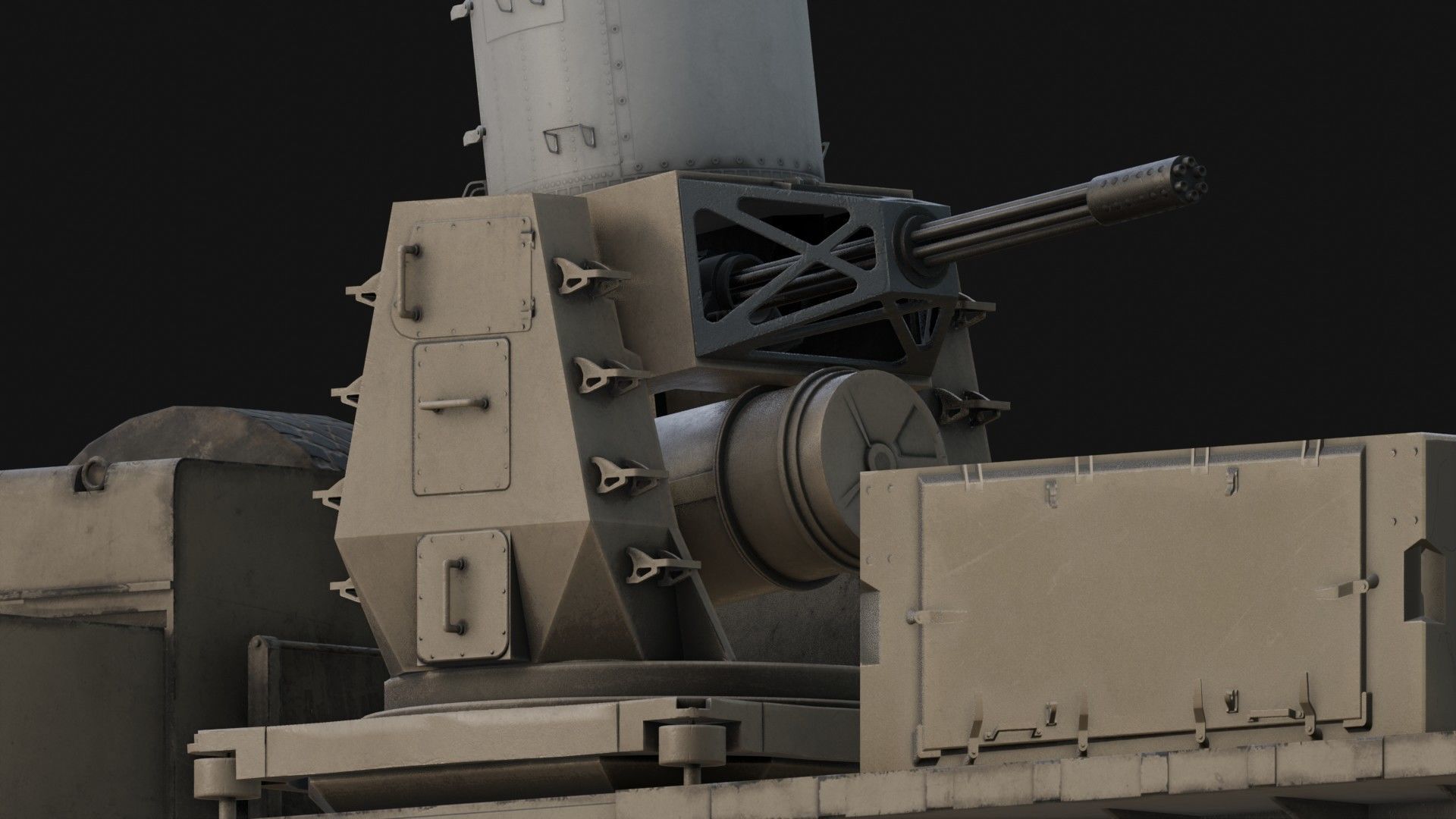 3D model Centurion C-RAM mounted on HEMTT VR / AR / low-poly | CGTrader