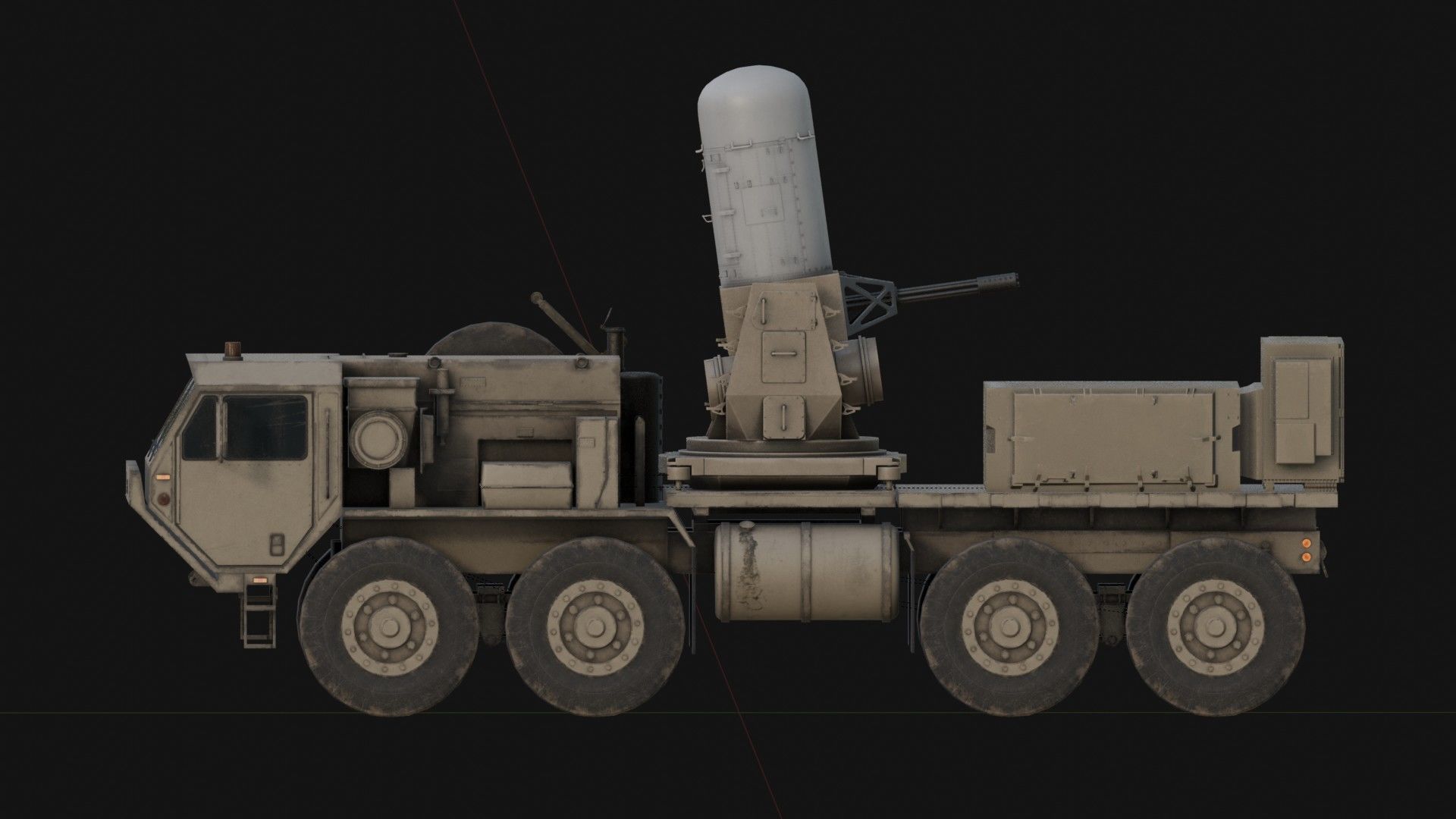 3D model Centurion C-RAM mounted on HEMTT VR / AR / low-poly | CGTrader