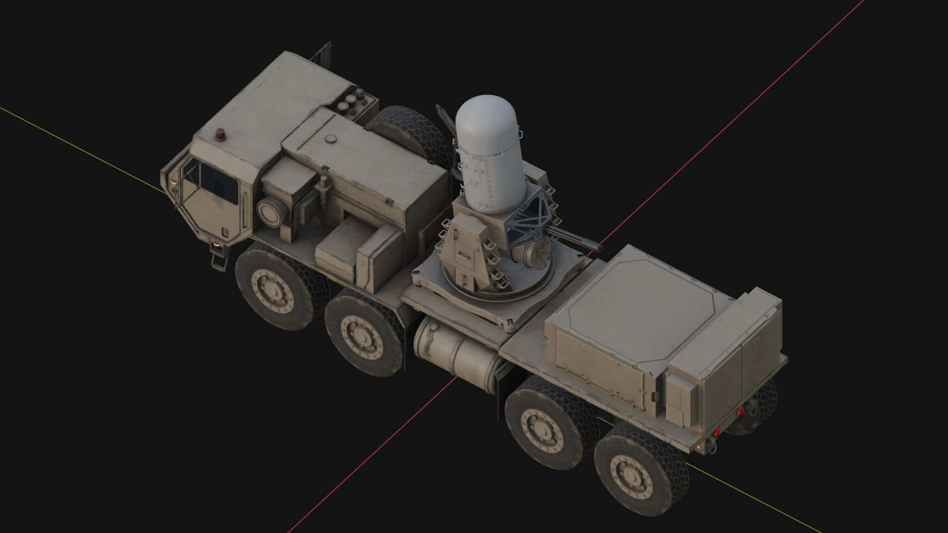 3D model Centurion C-RAM mounted on HEMTT VR / AR / low-poly | CGTrader