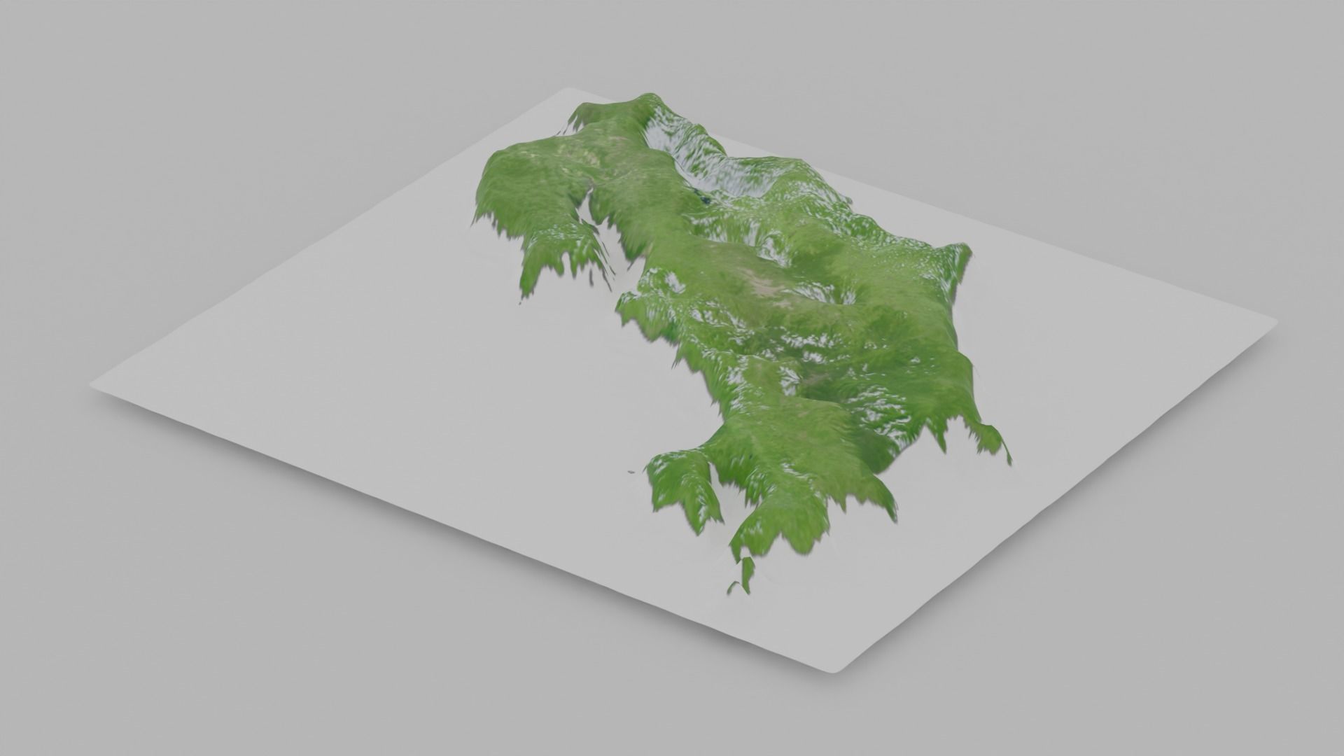 3D model Costa Rica Map Country VR / AR / low-poly | CGTrader