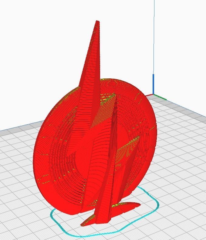 The Flash Movie chest logo cosplay 3D model 3D printable | CGTrader