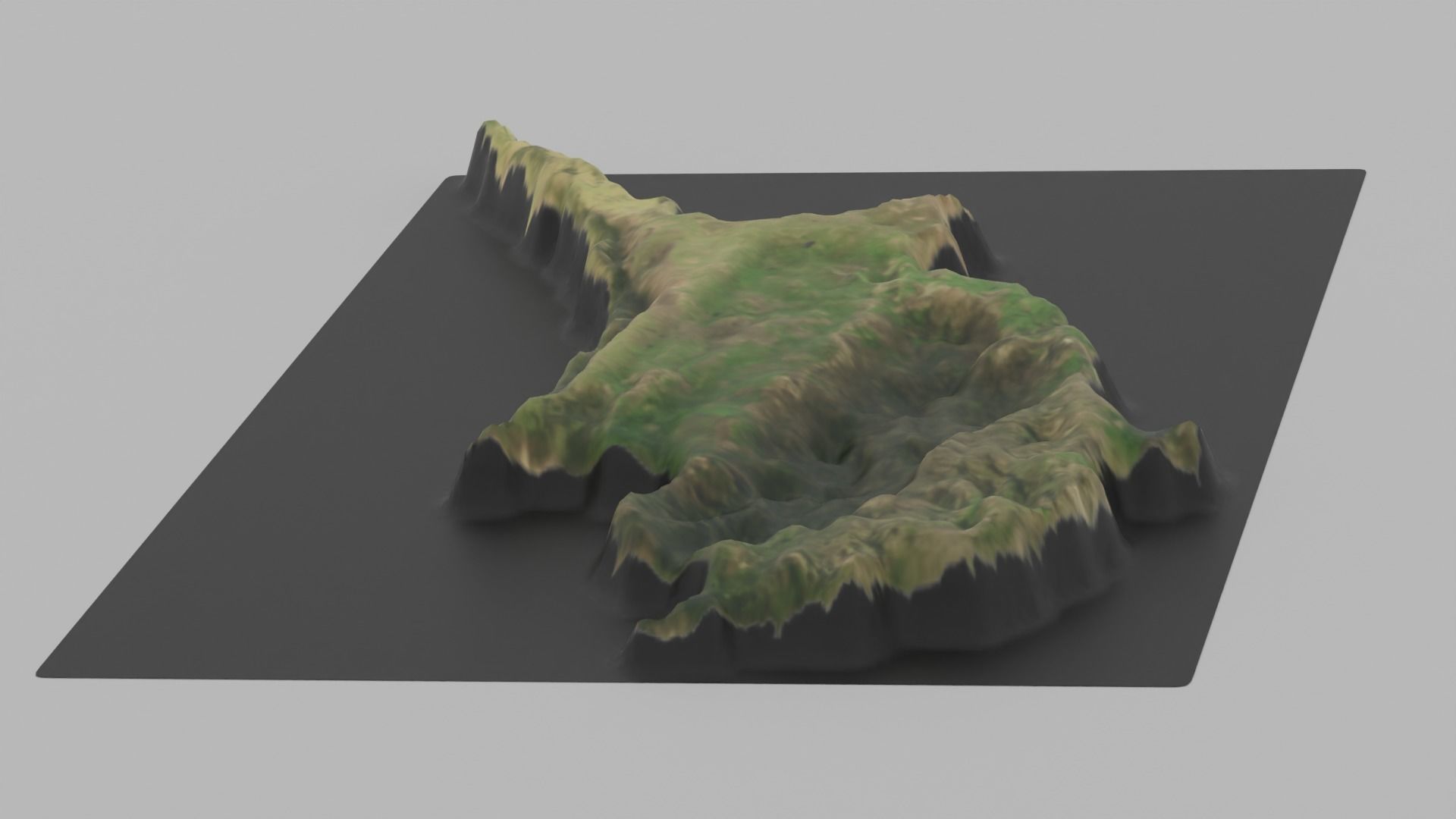 3D model Cyprus Map Country VR / AR / low-poly | CGTrader