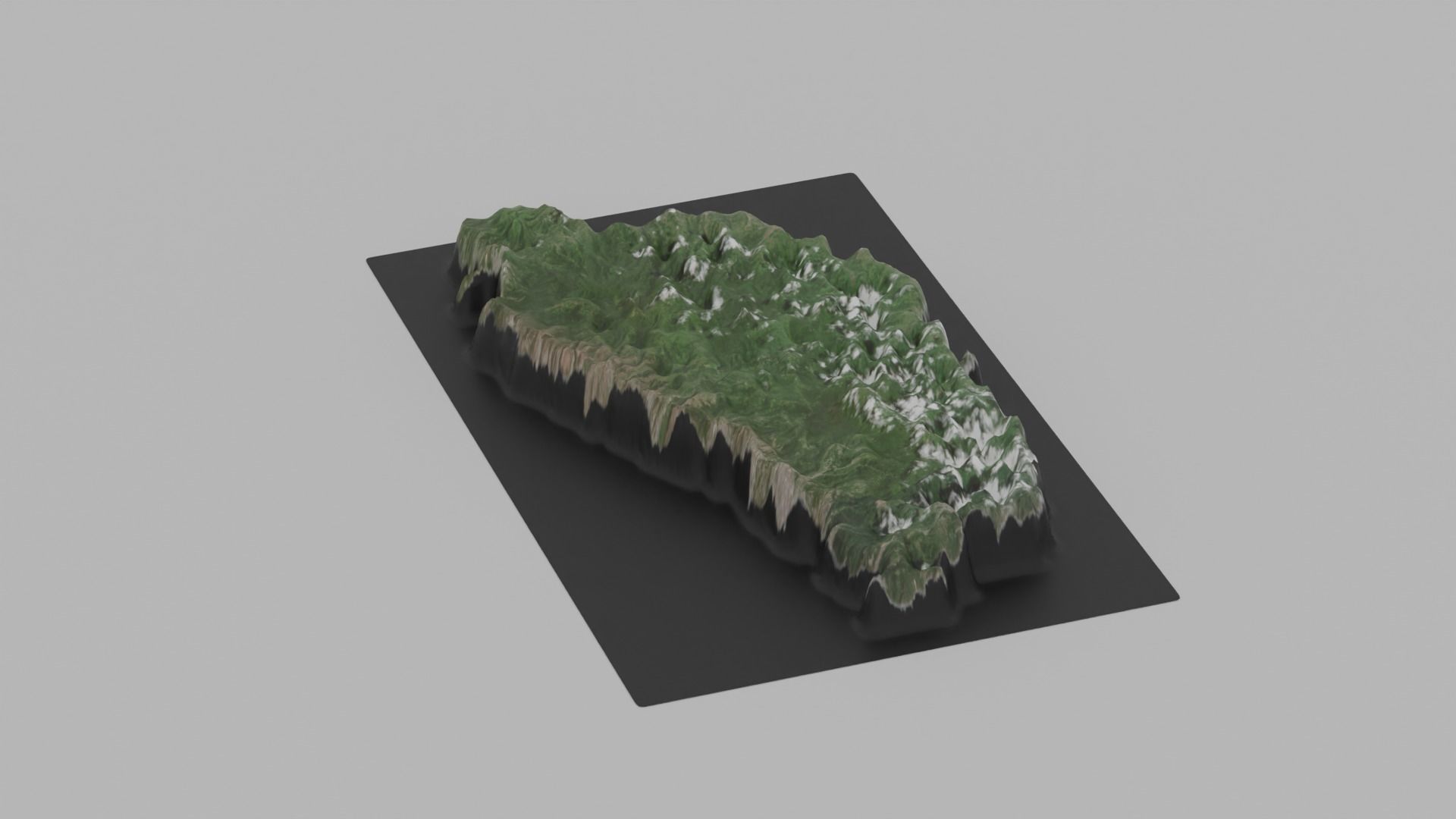 3D model Dominica Map Country VR / AR / low-poly | CGTrader