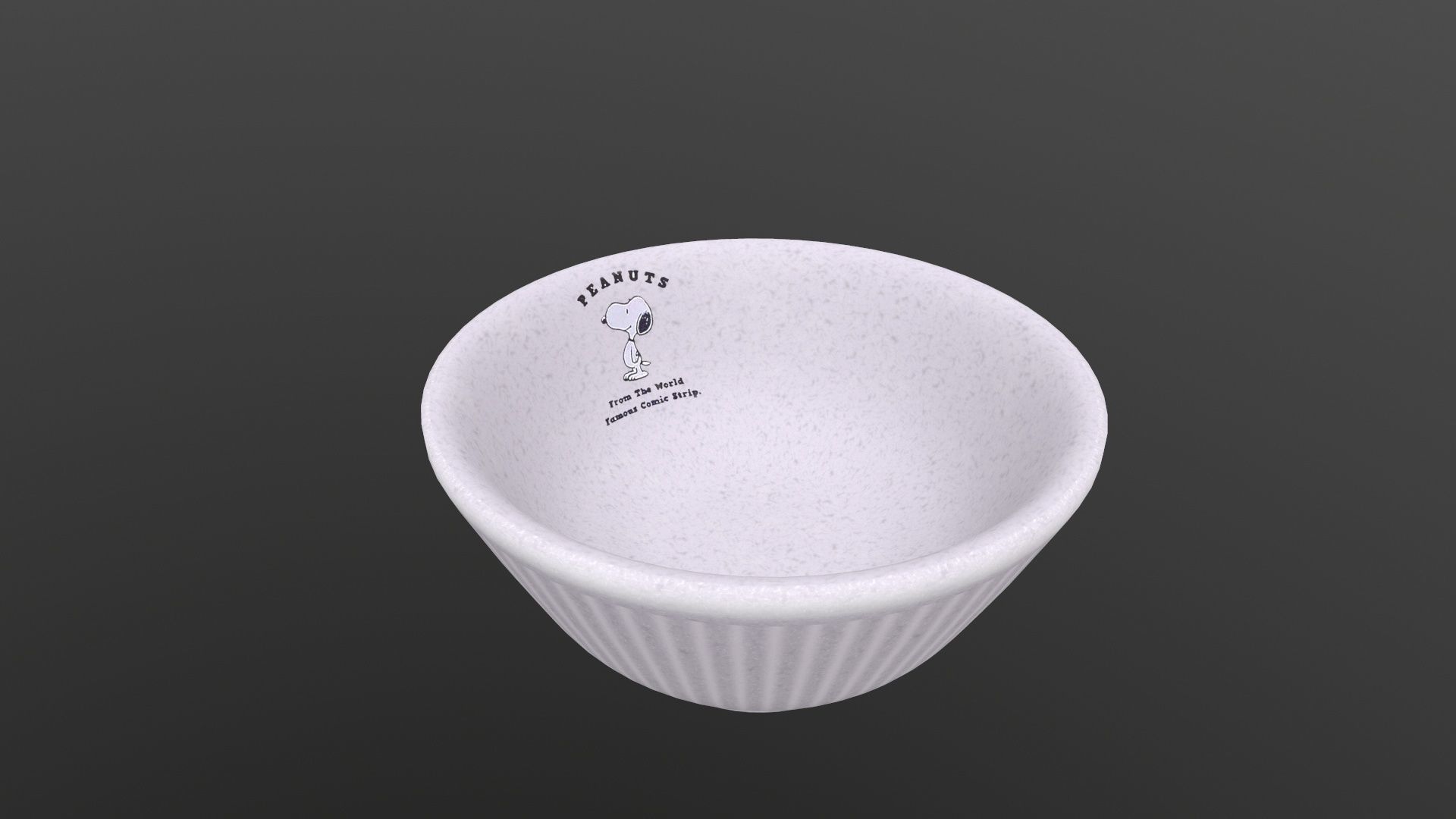 Peanuts Snoopy Rice Bowl 3D model | CGTrader