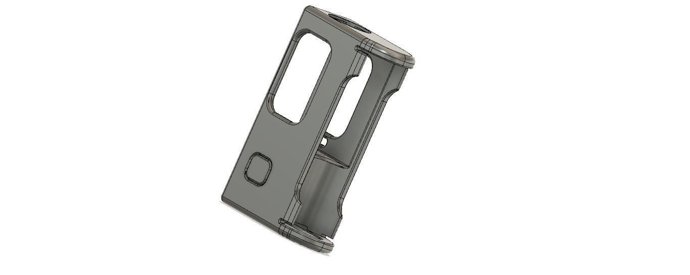 Boro Mechanical Mod double window SLIM PRC connector PROTOCOL 3D model ...