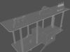 Bi Plane Decorative Shelf 3D model | CGTrader