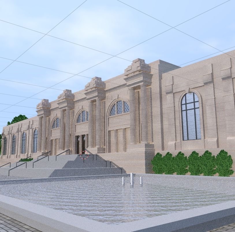 Museum 3D model | CGTrader
