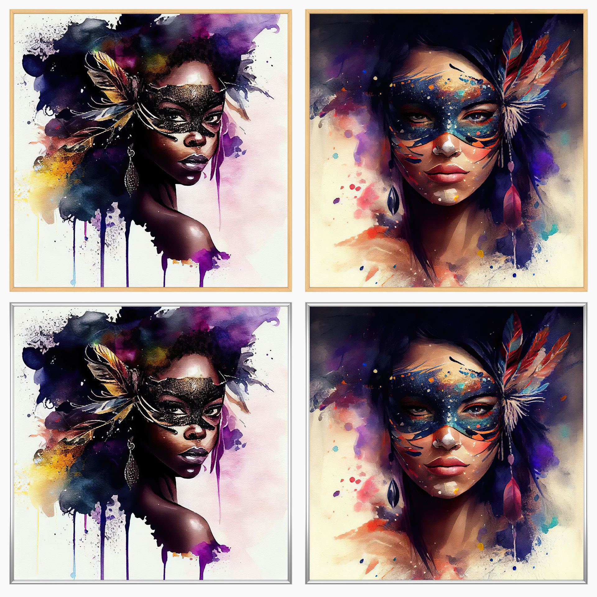 Wall Art Set 4094 3D model | CGTrader