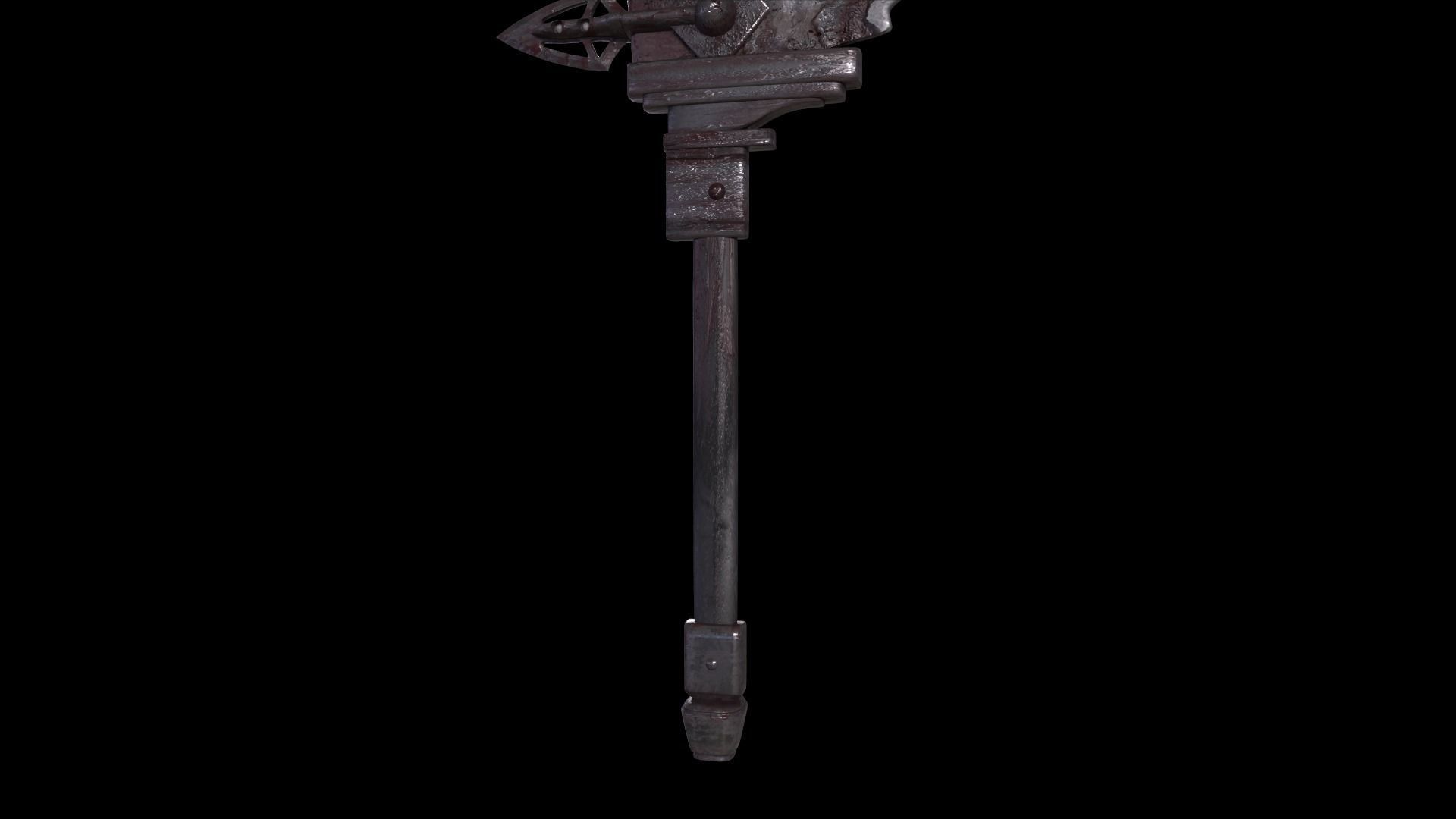 3D model butcher sword blade VR / AR / low-poly | CGTrader