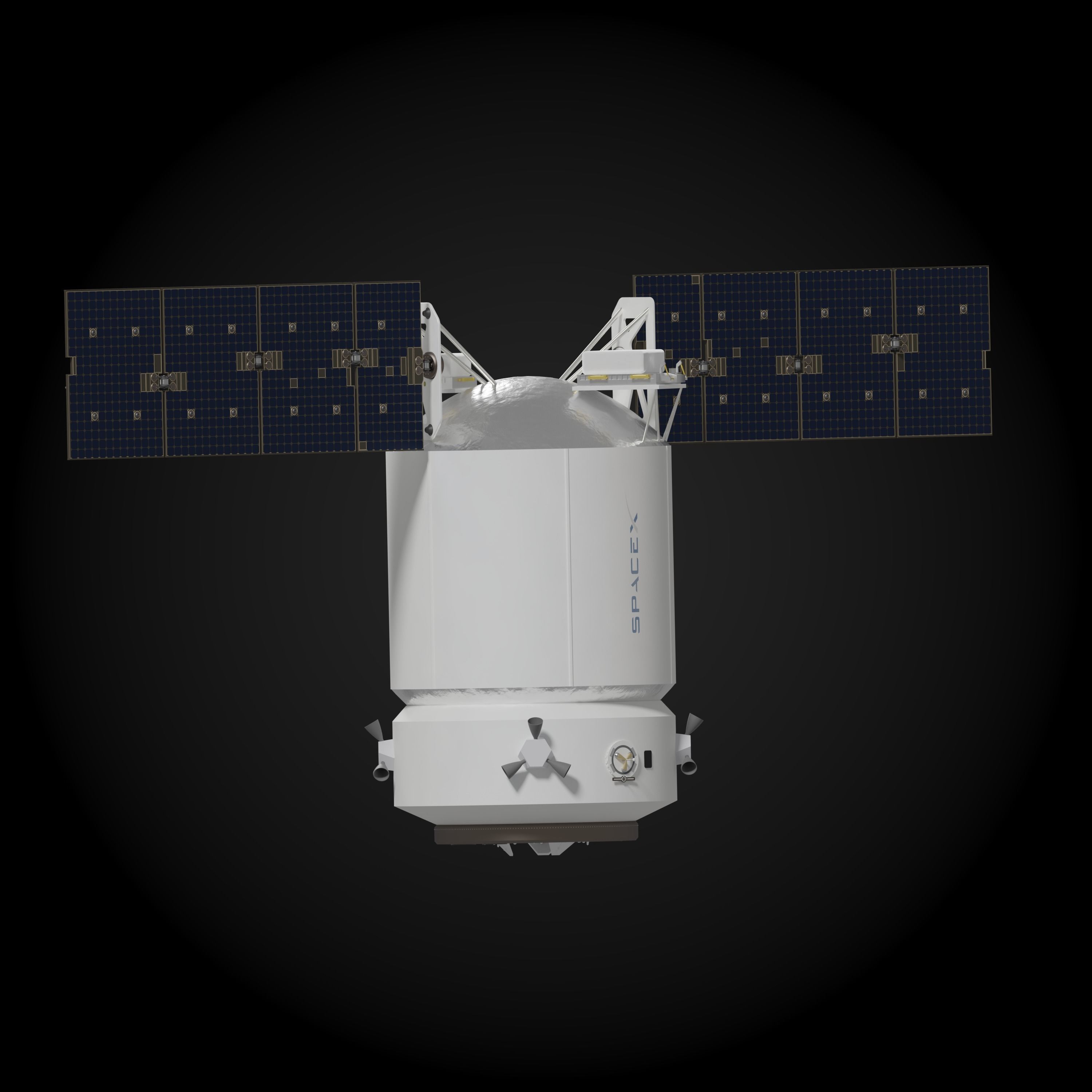 SpaceX Dragon spacecraft pack 3D Model Collection | CGTrader