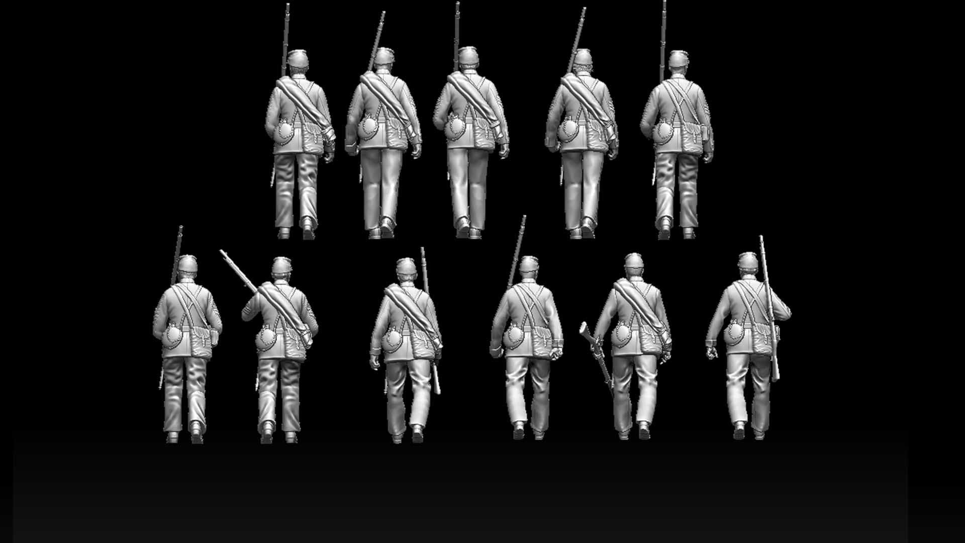 Soldiers Union us civil war 3D model 3D printable | CGTrader
