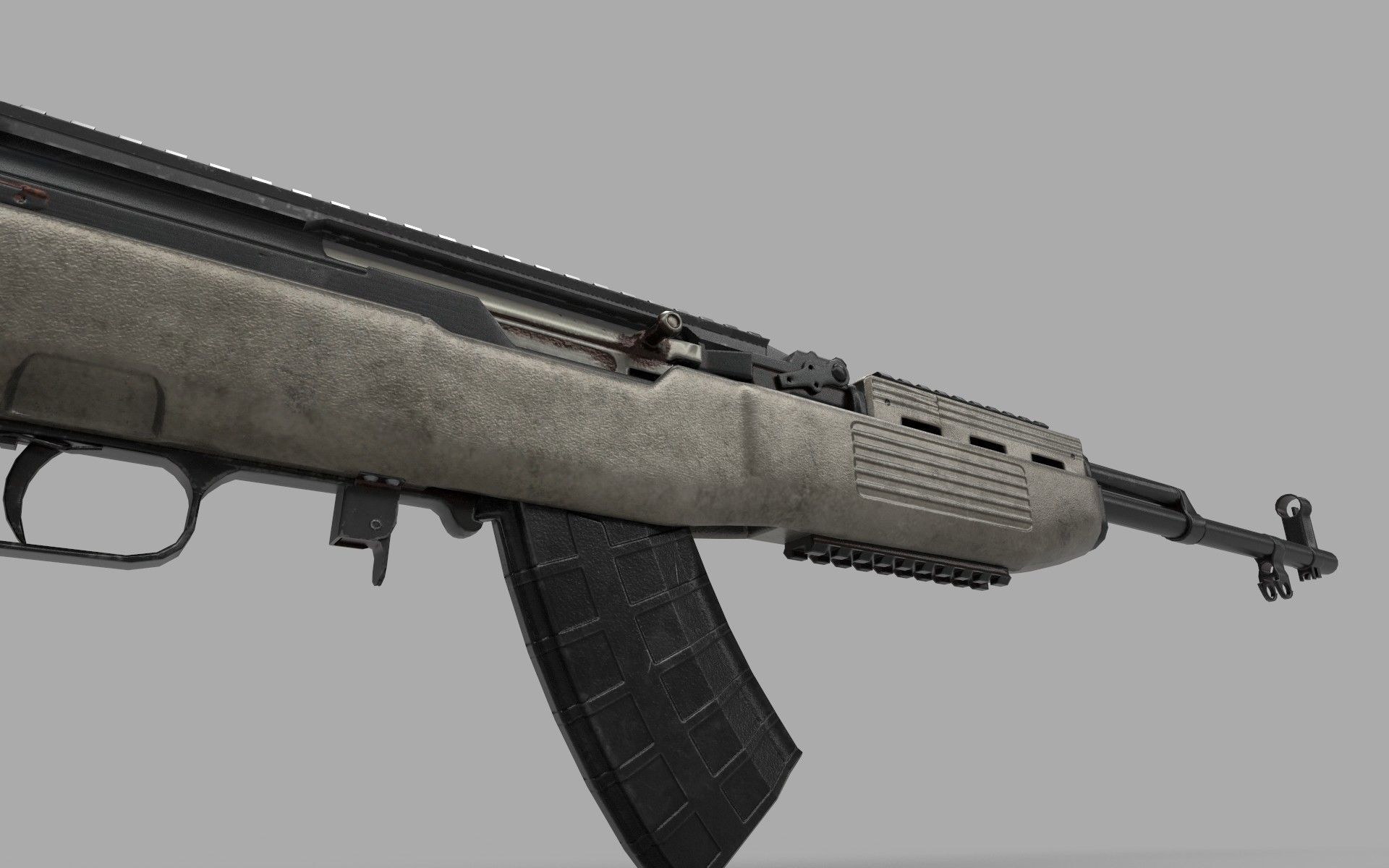 3D model FDE SKS Rifle VR / AR / low-poly | CGTrader