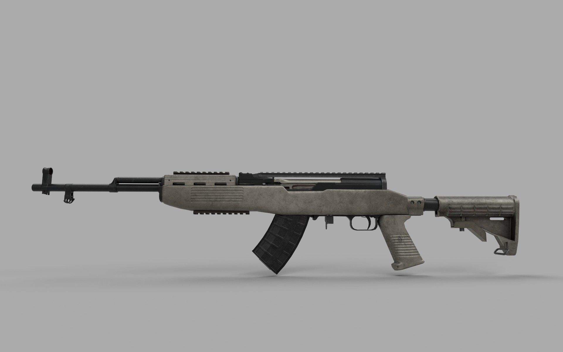 3D model FDE SKS Rifle VR / AR / low-poly | CGTrader