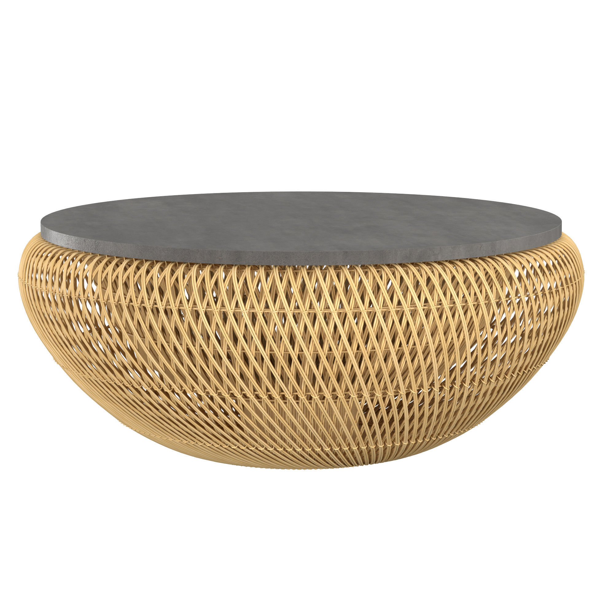 Wave Coffee Table Pure 3D model | CGTrader