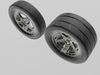 DODGE DEMON 18 FRONT AND REAR WHEEL WITH TIRES 3D model 3D printable ...