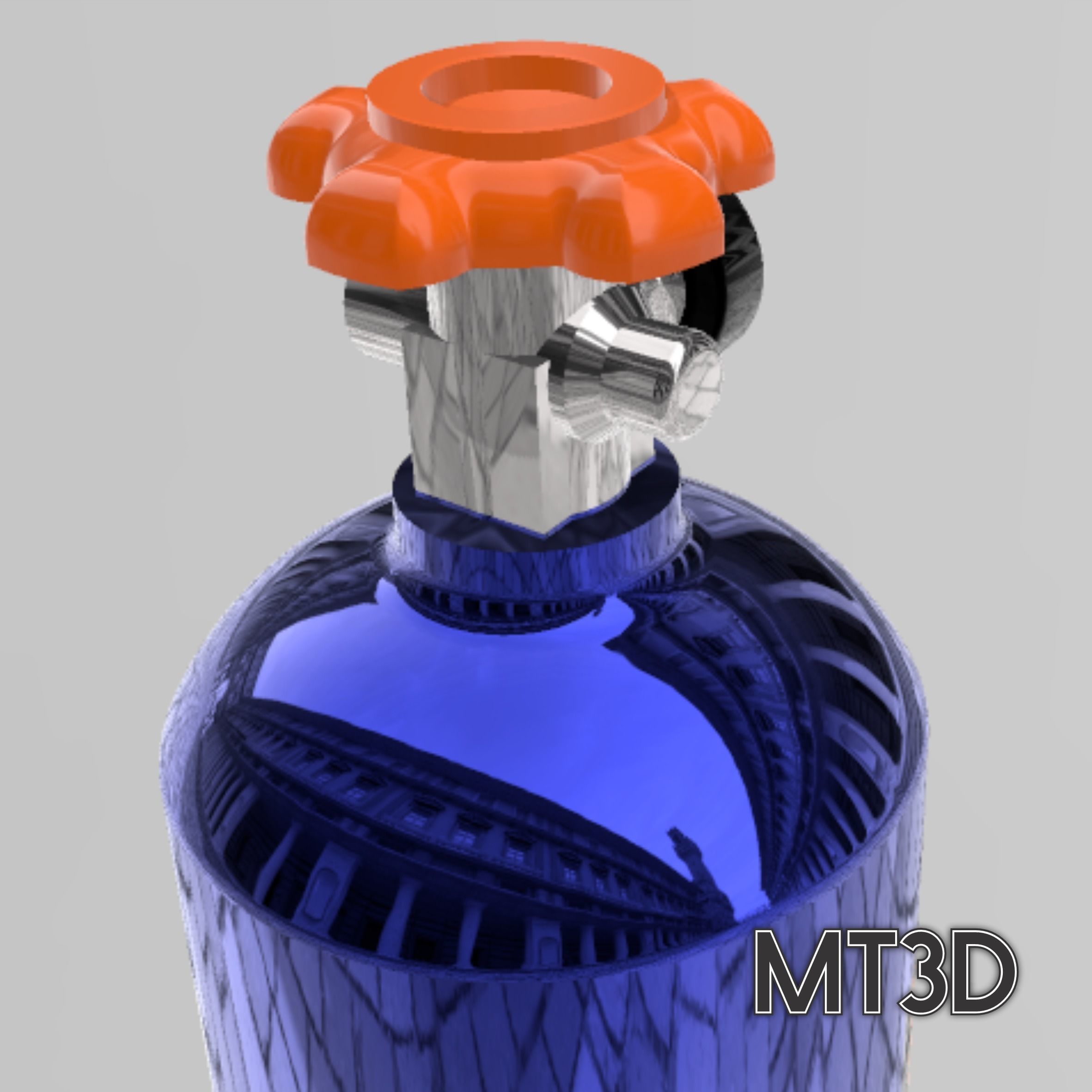 FREE NITROUS BOTTLE WITH DECAL FILES VARIOUS SCALES free 3D model 3D ...