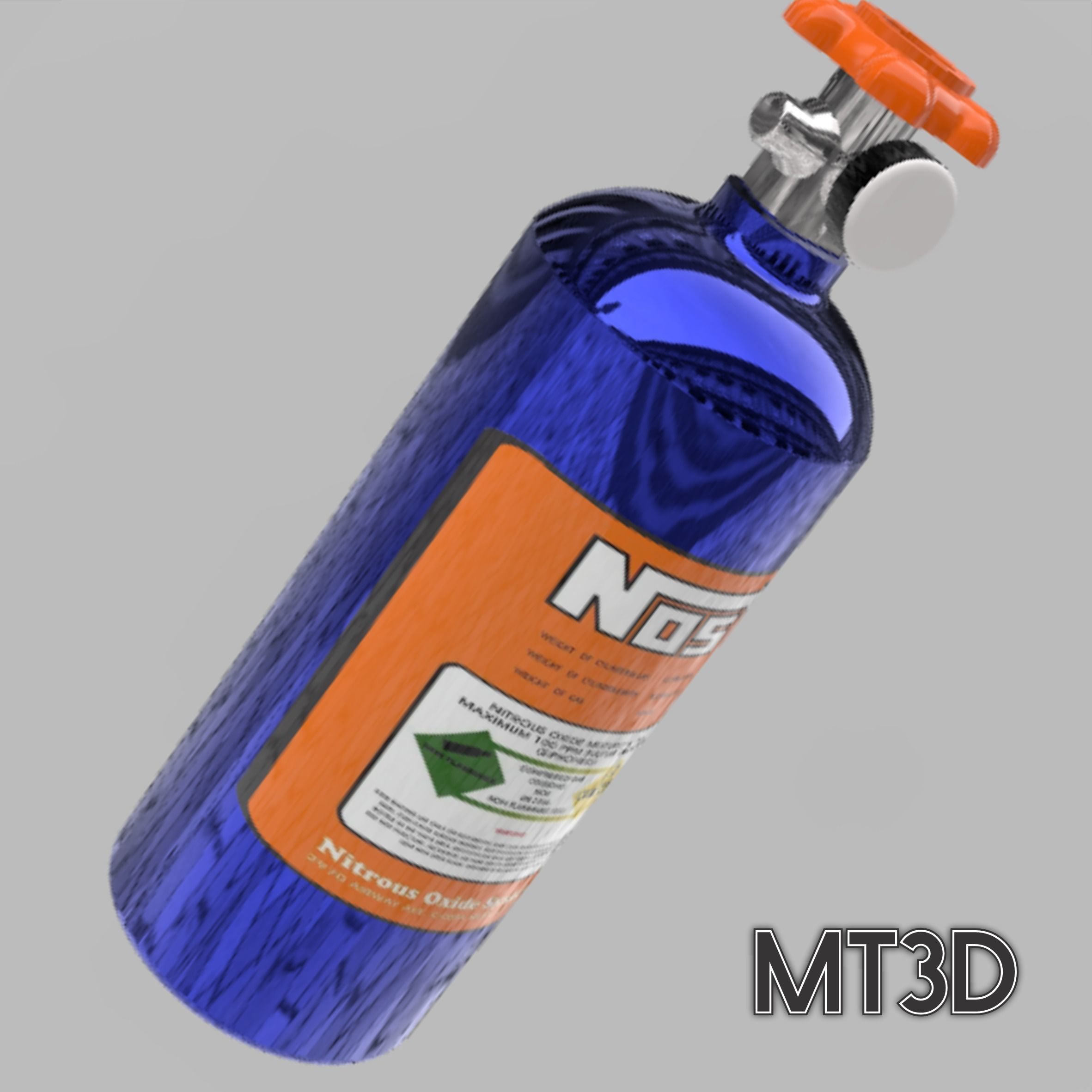 FREE NITROUS BOTTLE WITH DECAL FILES VARIOUS SCALES free 3D model 3D ...