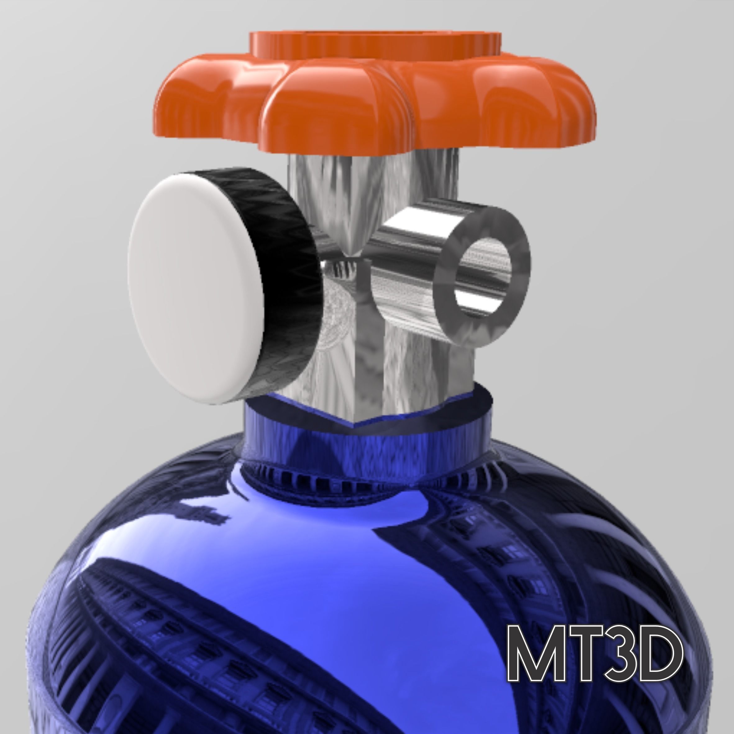 FREE NITROUS BOTTLE WITH DECAL FILES VARIOUS SCALES free 3D model 3D ...
