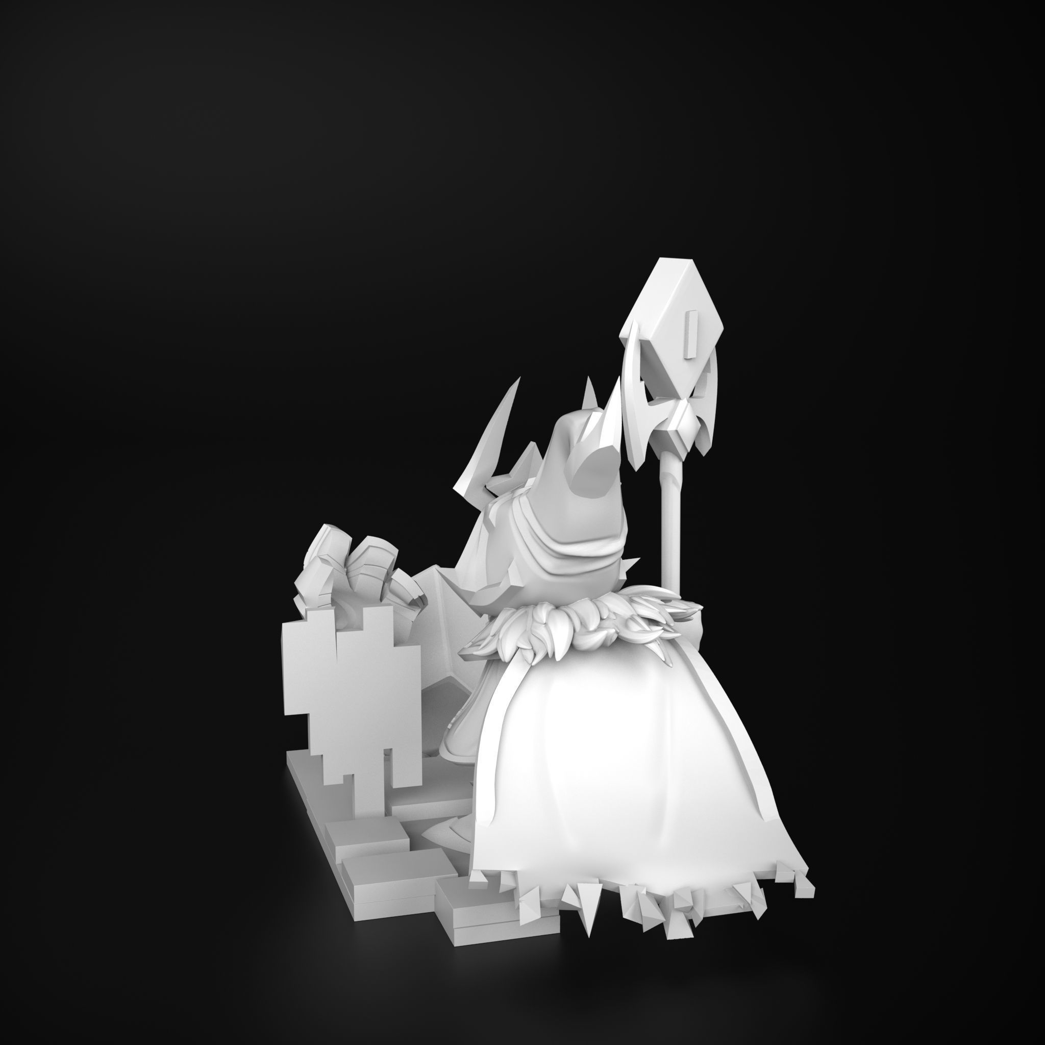 Veigar Final Boss Figure 3D Model to print League of legends 3D model ...