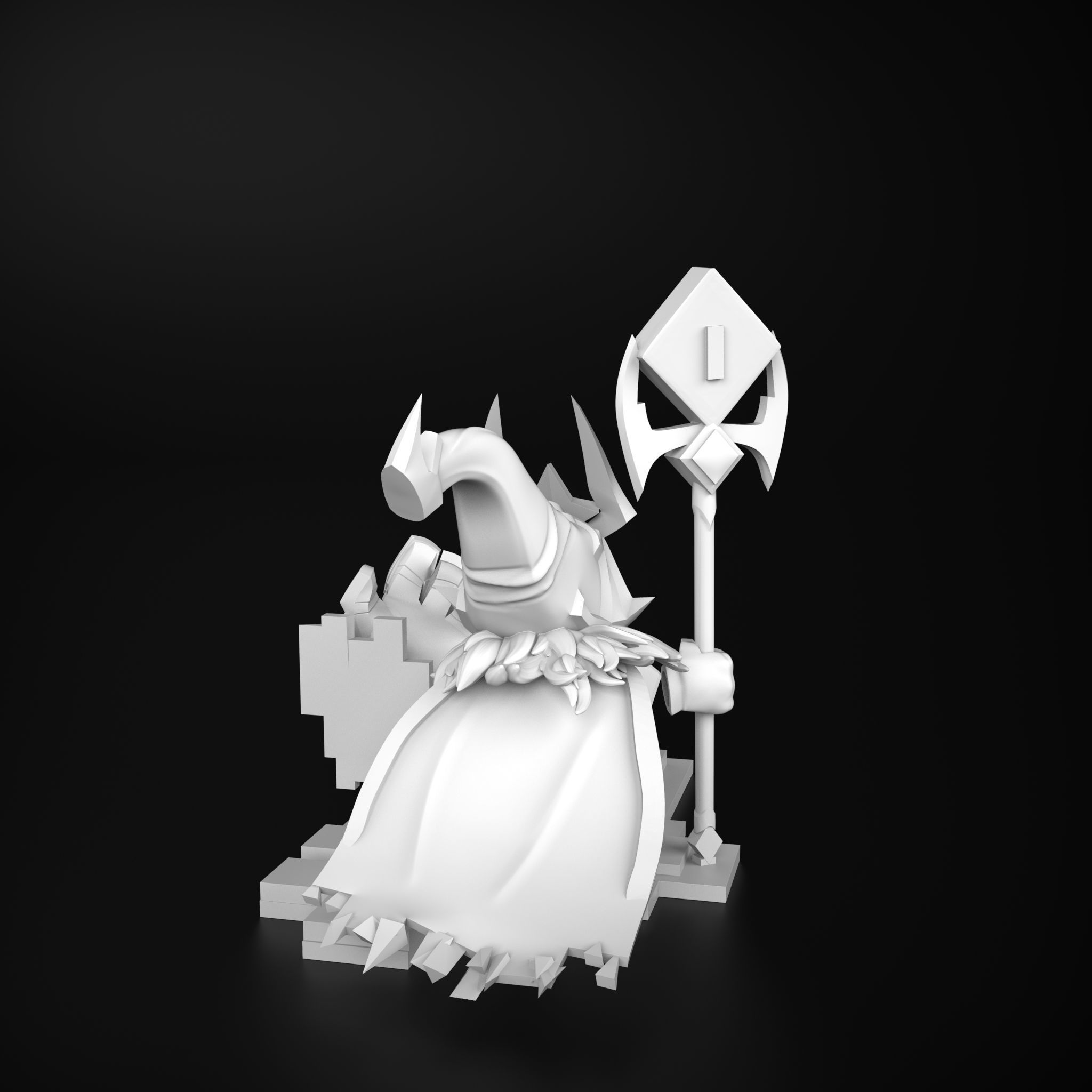 Veigar Final Boss Figure 3D Model to print League of legends 3D model ...