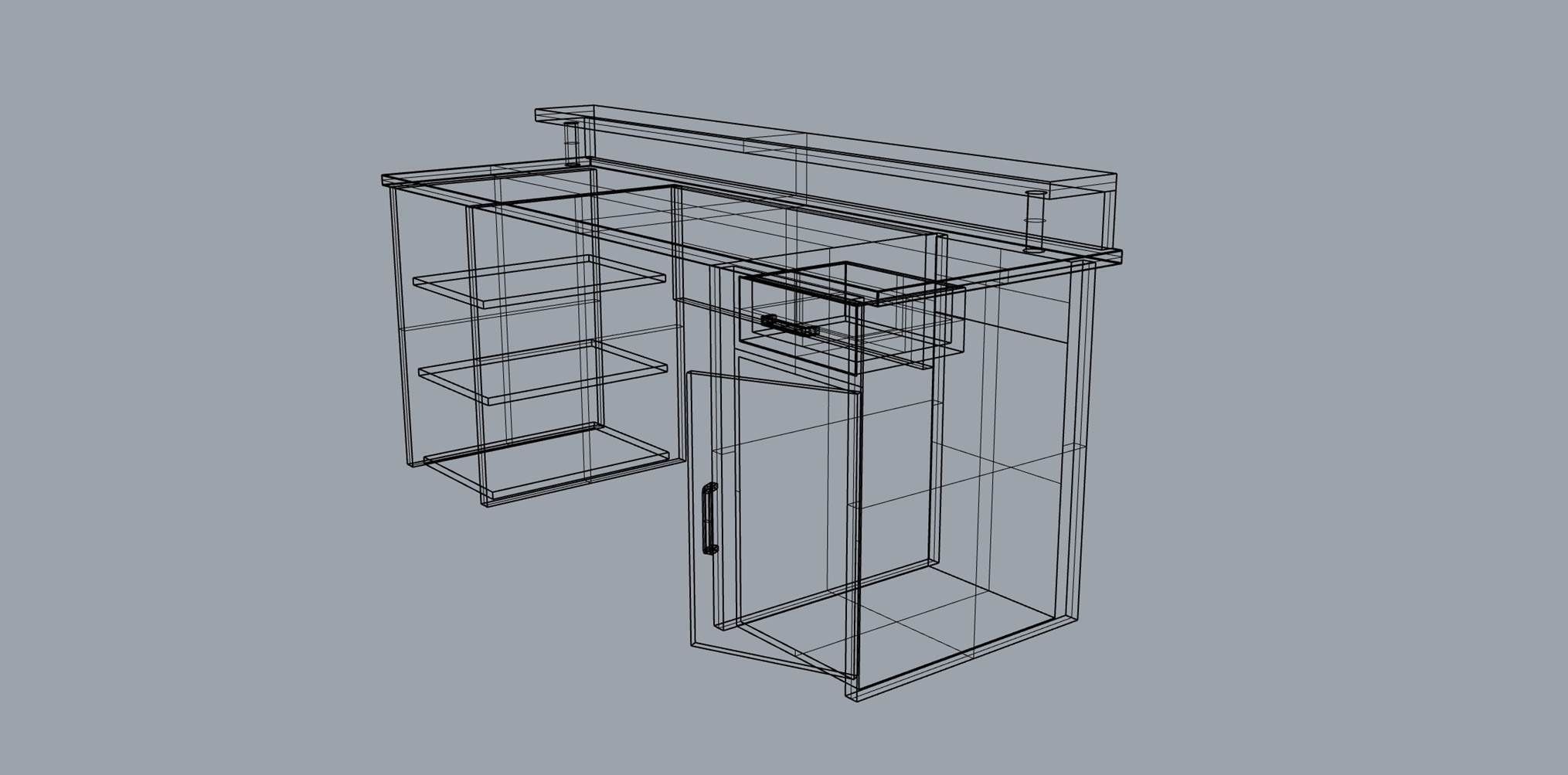 3D model Desk Collection 001 VR / AR / low-poly | CGTrader