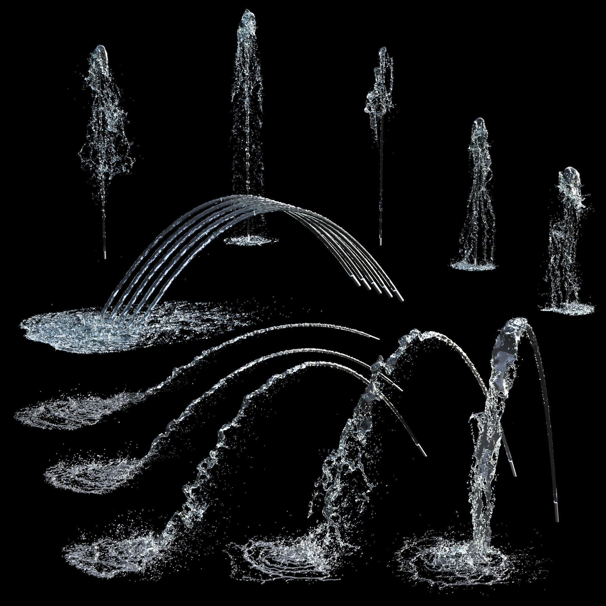 Water Collection 9 3D model | CGTrader